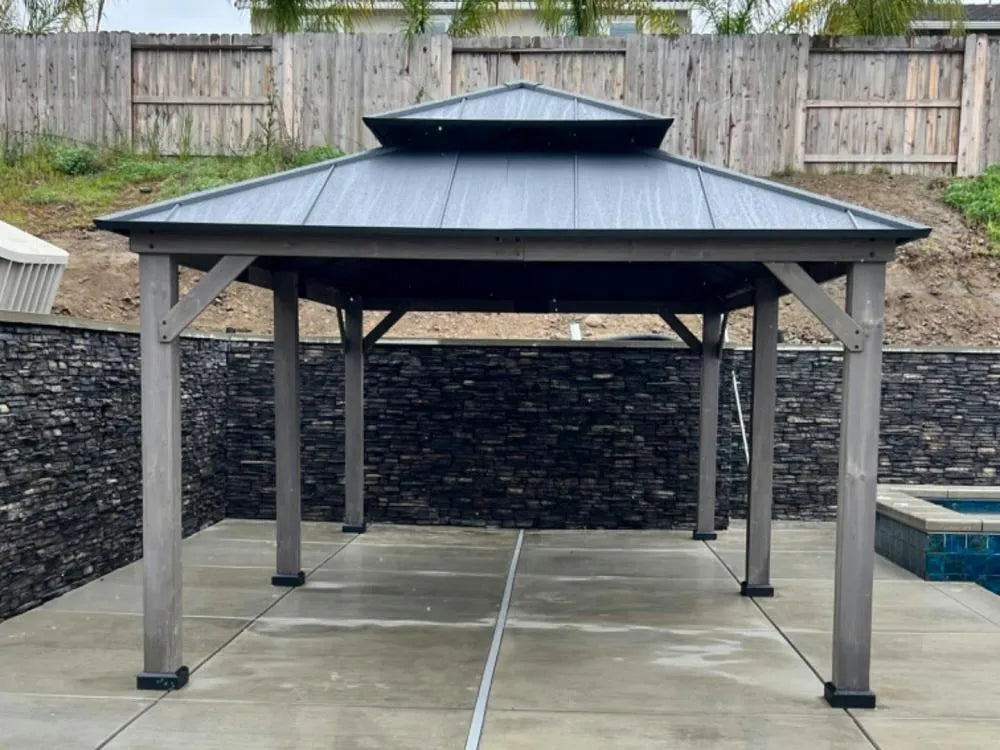 How to Secure a Gazebo from Wind | High-Wind Gazebo Guide – SUNJOY UK