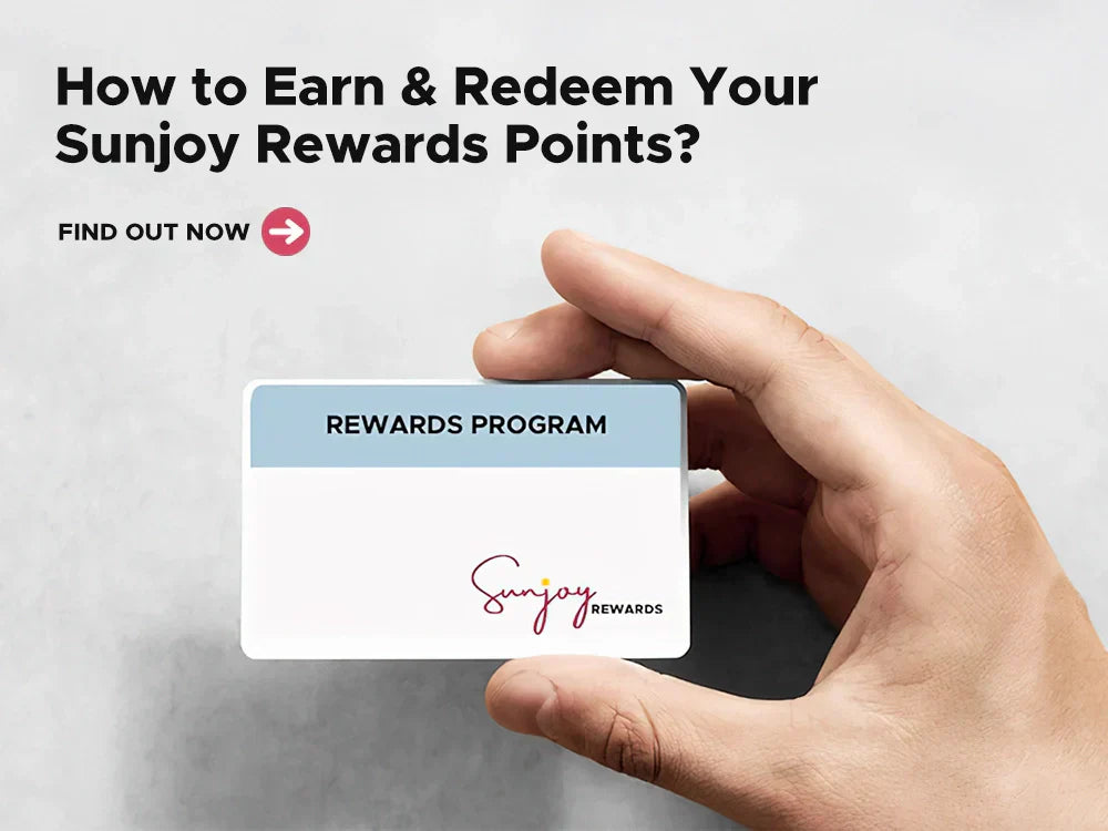 SUNJOY Rewards Guide UK | How to Earn & Redeem Points for Discounts ...